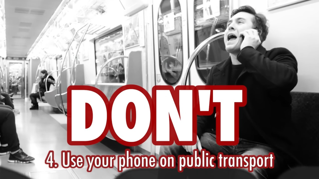 Don’t use your phone public transport 【WHAT NOT TO DO JAPAN】 - KNOWING ...